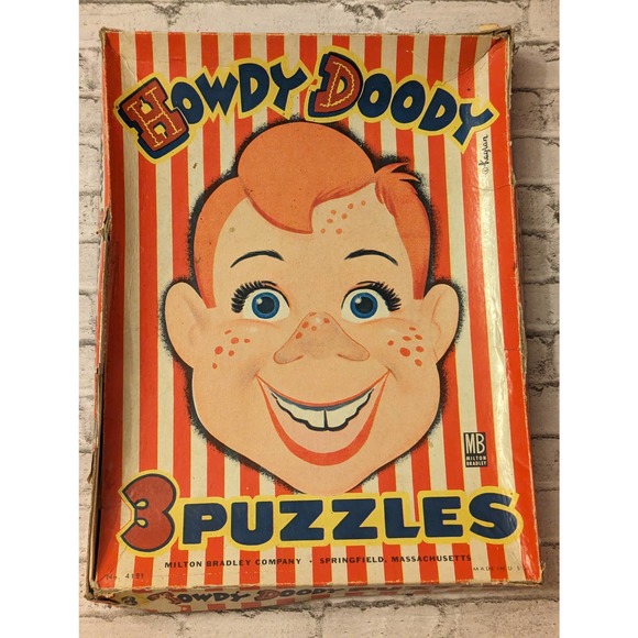 Milton Bradley | Toys | Howdy Doody Two Complete Puzzles | Poshmark